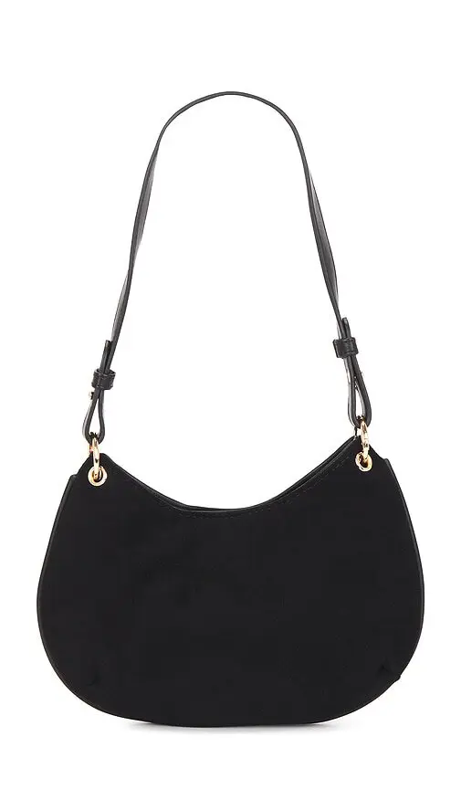 8 Other Reasons Faux Suede Shoulder Bag With Gold-tone Studs