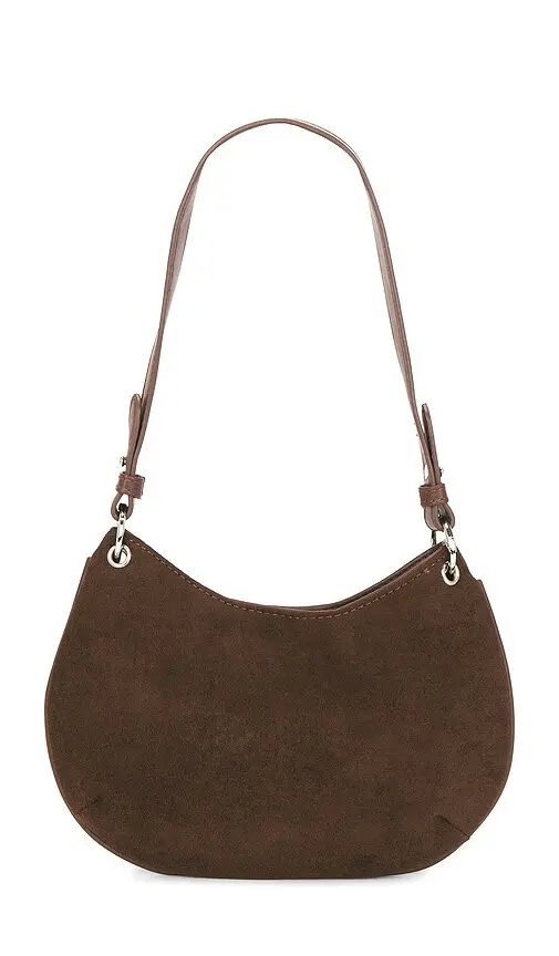 8 Other Reasons Faux Suede Shoulder Bag With Stud Accents And Chain Strap