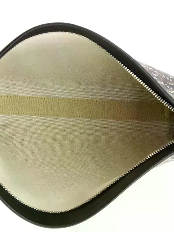 Goyard Ine Conti" Pouch Coated Canvas Clutch Bag
