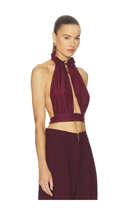 FRANÃ§OISE Medea Halter Neck Blouse