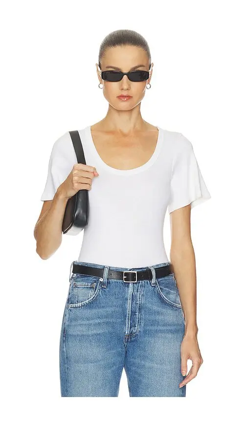 Citizens Of Humanity Rosalie U Neck Tee - Pashmina