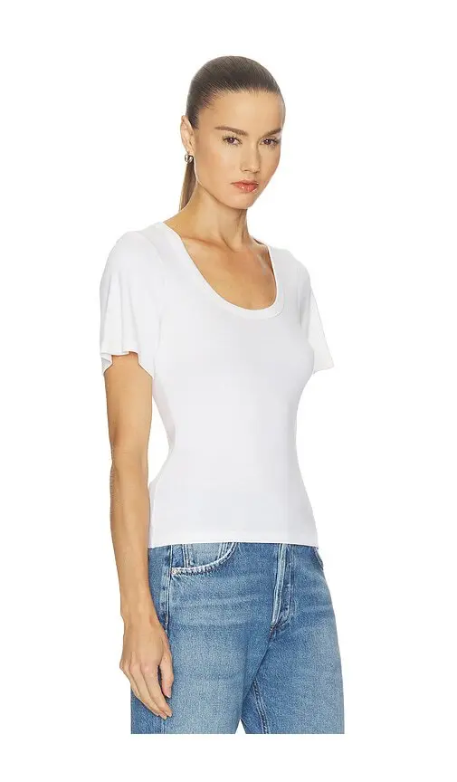 Citizens Of Humanity Rosalie U Neck Tee - Pashmina