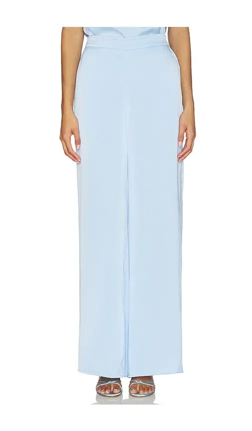 Generation Love Kelela Hammered Satin Pants - Light Blue