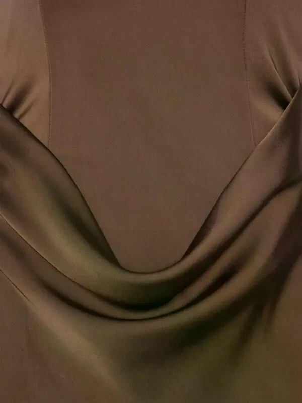 ROTATE BY BIRGER CHRISTENSEN Strapless Corsage Maxi Dress
