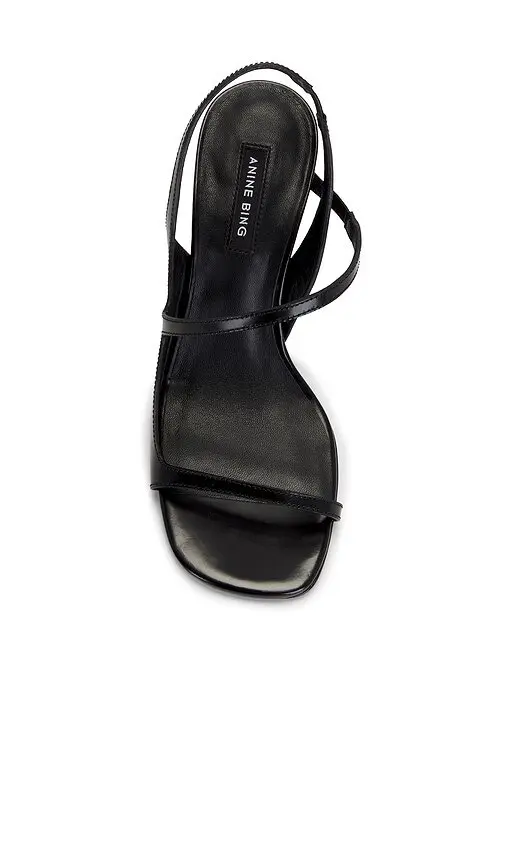 ANINE BING Iva Square Toe Slingback Sandal