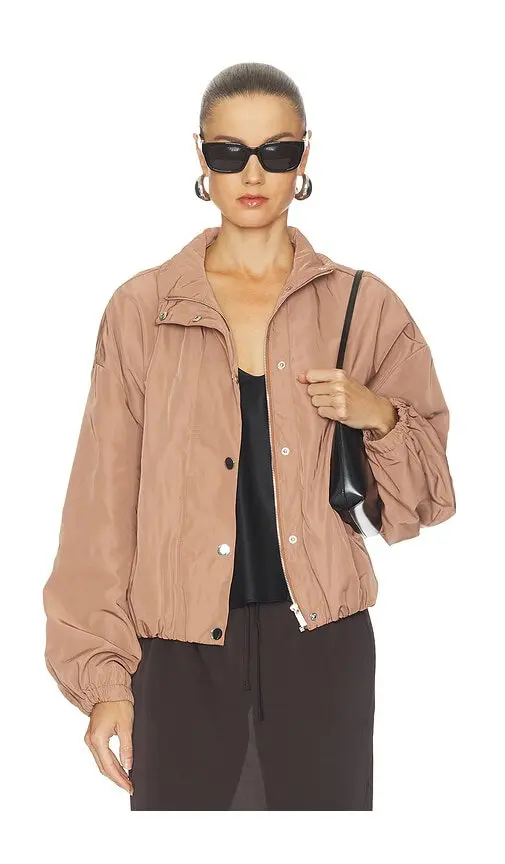 WeWoreWhat Funnel Neck Bomber Jacket