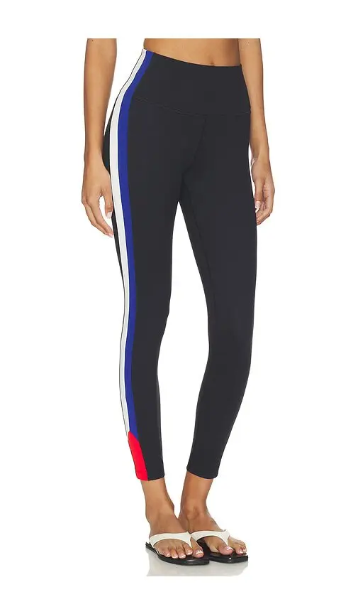Splits59 High Waist Rigor 7/8 Legging - Black & Cobalt
