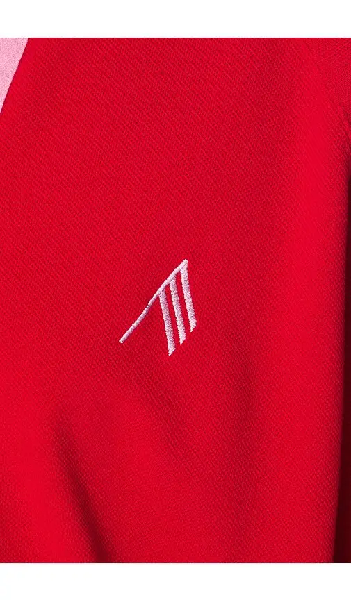 Attico Embroidered Logo Polo Mini Dress