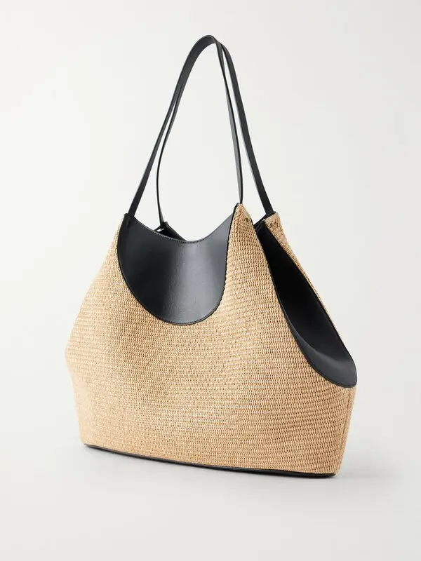 Givenchy Facet Embroidered Raffia Tote - Neutrals