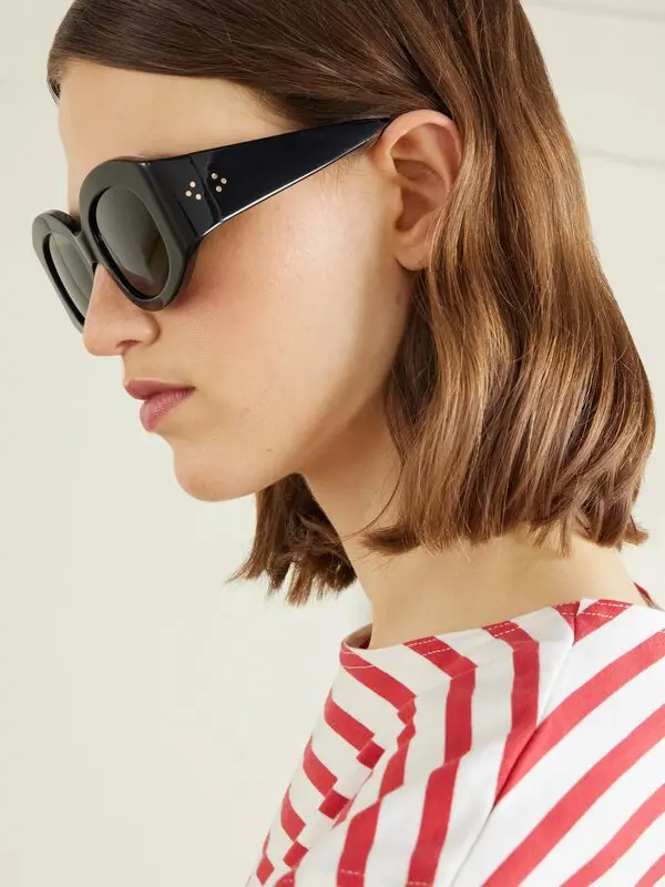 Matteau Eclipse Oversized Round Frame Sunglasses