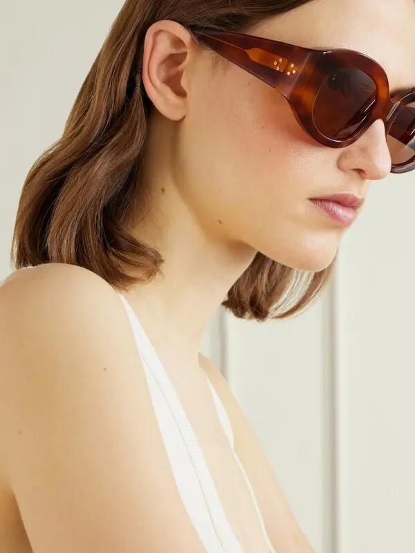 Matteau Eclipse Round Frame Acetate Sunglasses