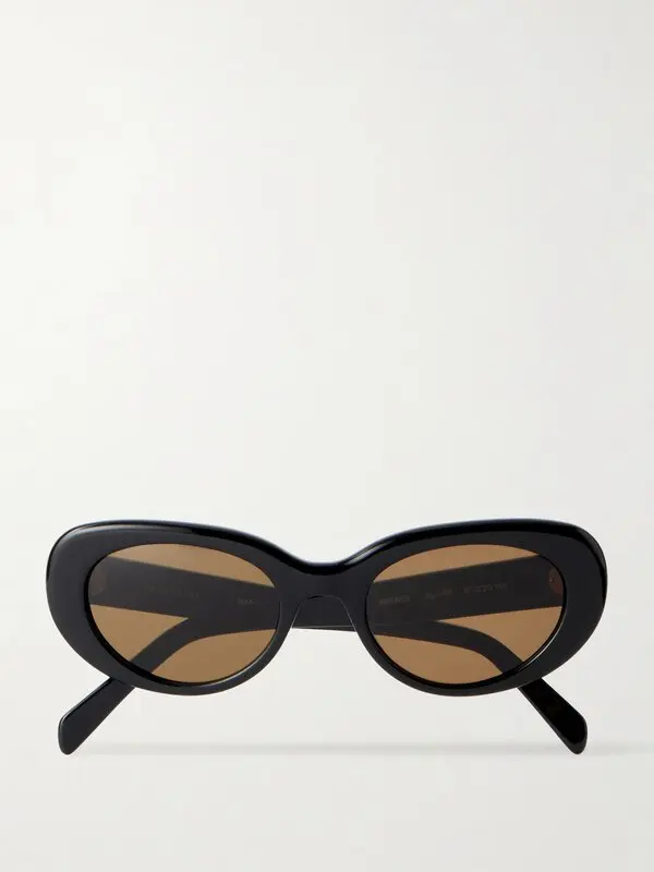 Matteau Mirage Cat-eye Acetate Sunglasses - Black
