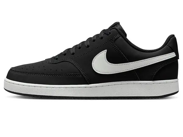 Nike Court Vision Low Premium Basketball Sneakers - Black
