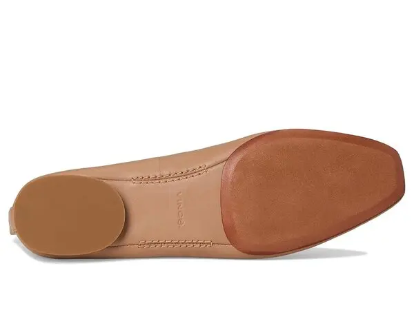 Vince Vivian Leather Square Toe Slip-on Flats