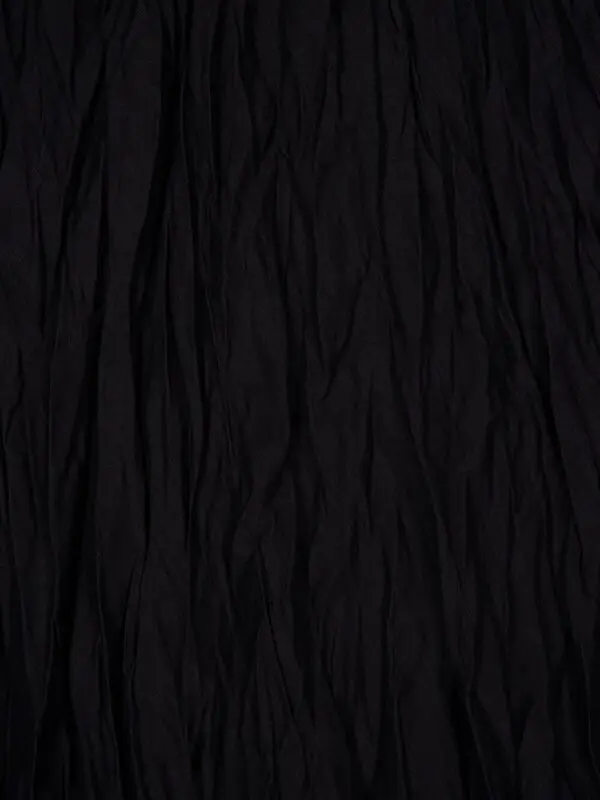 Johanna Ortiz Ribbed Linen-cotton Blend Maxi Dress - Black