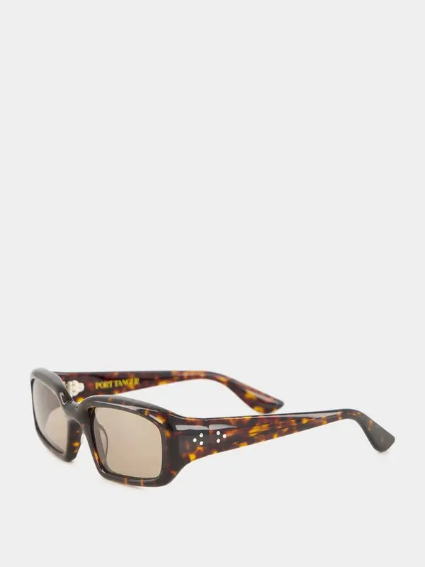 PORT TANGER Mektoub Rectangular Sunglasses