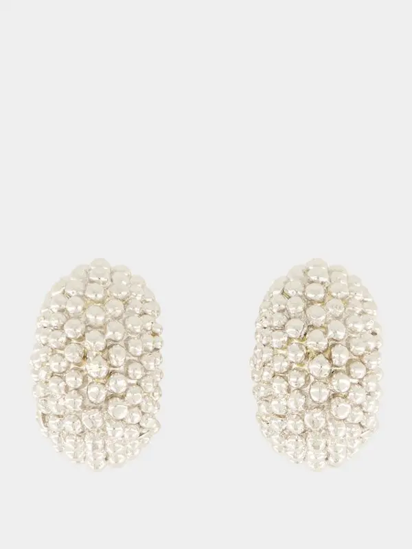 PAOLA SIGHINOLFI Simone Rhodium-plated Earrings - Silver