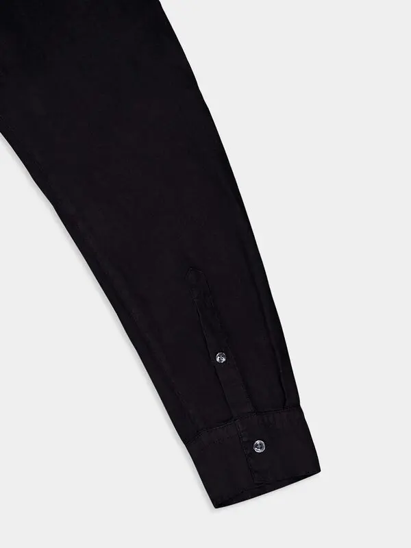 JAMES PERSE Classic Linen Shirt - Black