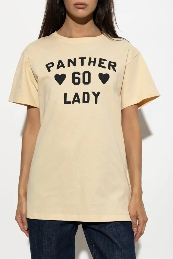 Valentino Garavani Printed Cotton T-shirt - Beige