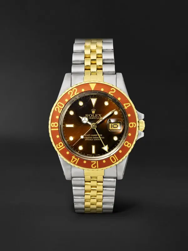 STEPHANIE WINDSOR Rolex Vintage 1987 Gmt-master Automatic Watch - Gold