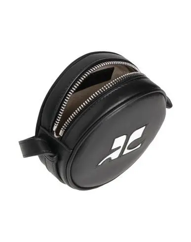 COURREGES Leather Round Cross-body Bag