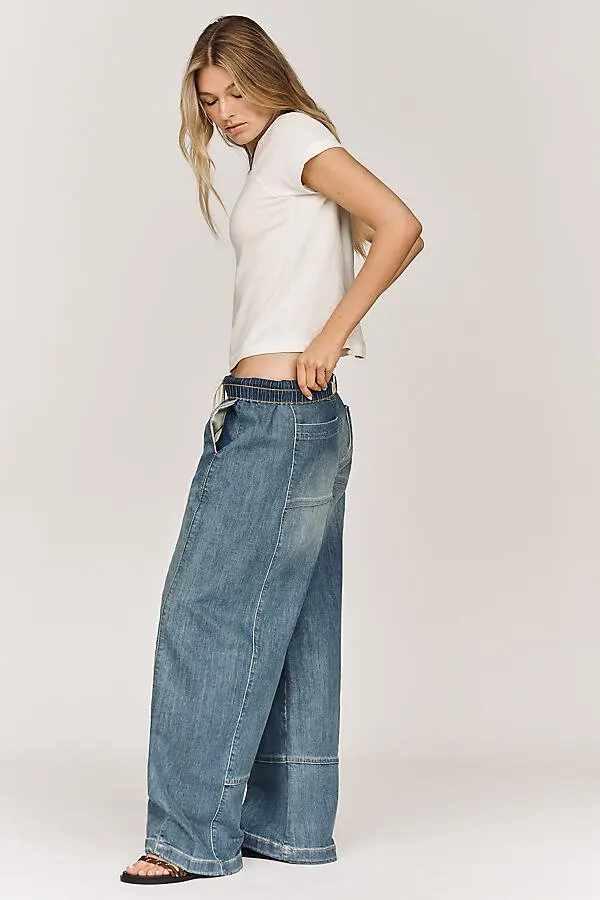 PILCRO Izzie Relaxed Barrel Jeans