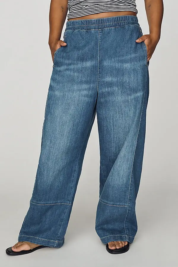 PILCRO Izzie Relaxed Barrel Jeans