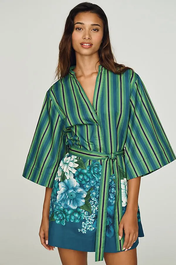 ALEMAIS Margo Cotton Poplin Mini Dress