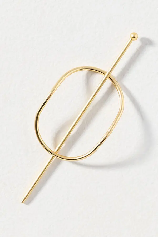 THE HAIR EDIT Hoop Hair P - Gold