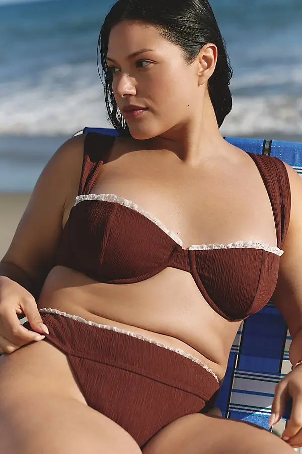 DIPPIN DAISY'S Athena Bikini Top - Brown