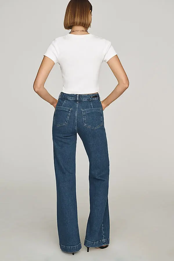 Paige Leenah Mid-rise Flare Jeans