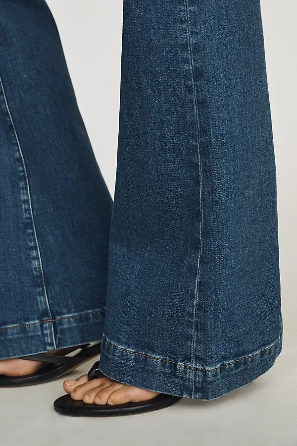 Paige Leenah Mid-rise Flare Jeans