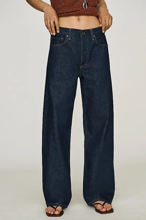 AGOLDE Arc High-rise Tapered Jeans
