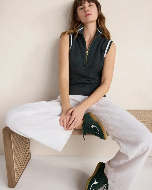 Varley Stefan Half Zip Vest
