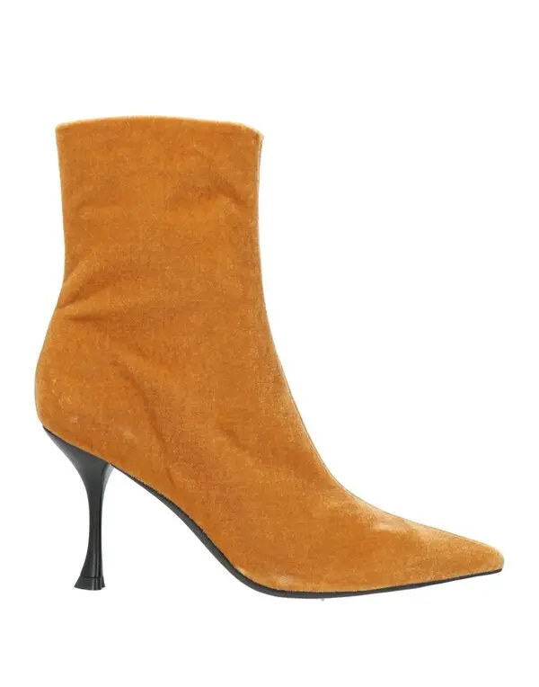 TOSCA BLU Ankle Boots In Textile Fibers - Yellow