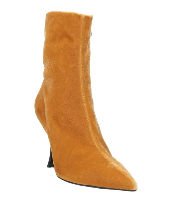 TOSCA BLU Ankle Boots In Textile Fibers - Yellow