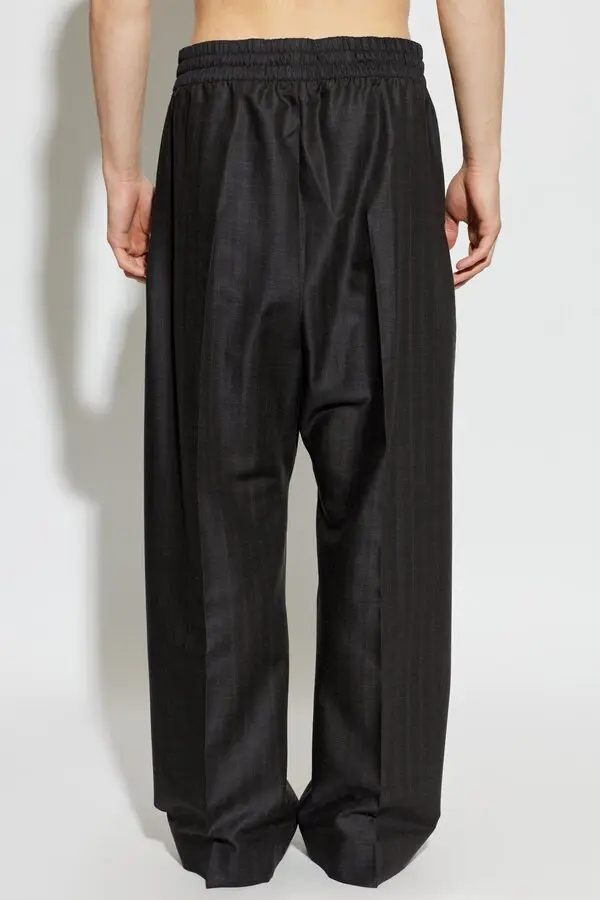 Fear Of God Wool Pleated Trousers - Grey
