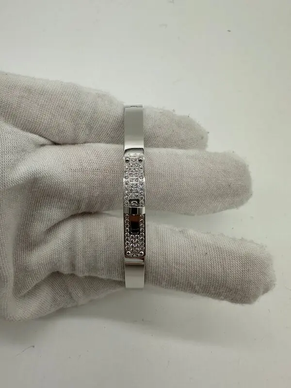 Hermès Kelly Bracelet Semi With Diamonds