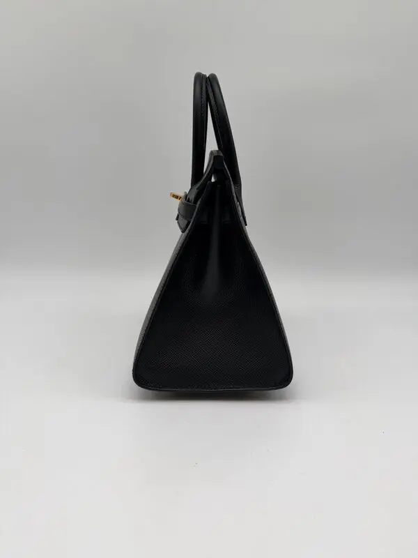 Hermès Epsom Sellier Gold Hardware Handbag - Black