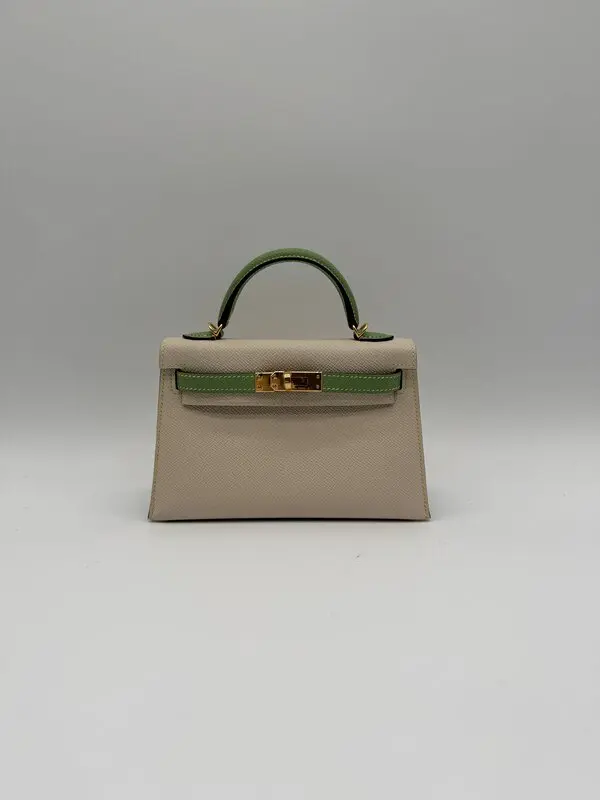 Hermès Kelly 20cm Hss Epsom Leather Handbag With Gold Hardware