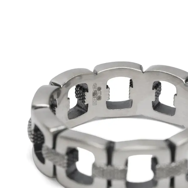SERGE DENIMES Bond Ring In Sterling