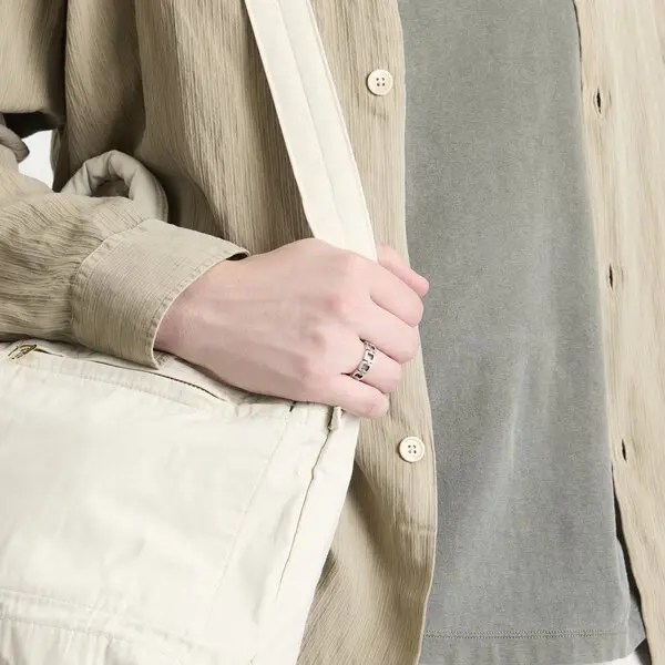SERGE DENIMES Bond Ring In Sterling