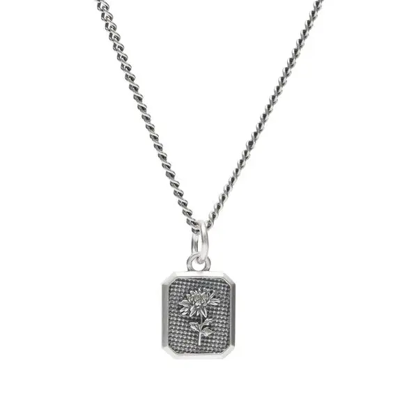 SERGE DENIMES Chrysanth Sterling Necklace