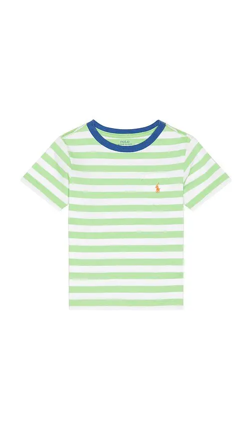 Polo Ralph Lauren Short Sleeve Jersey Knit Striped T-shirt - Green
