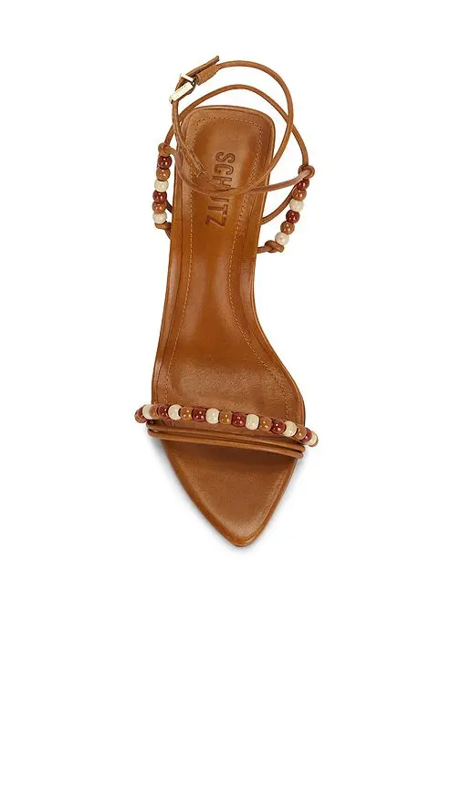 Schutz Kalea Sandal With Bead Accents