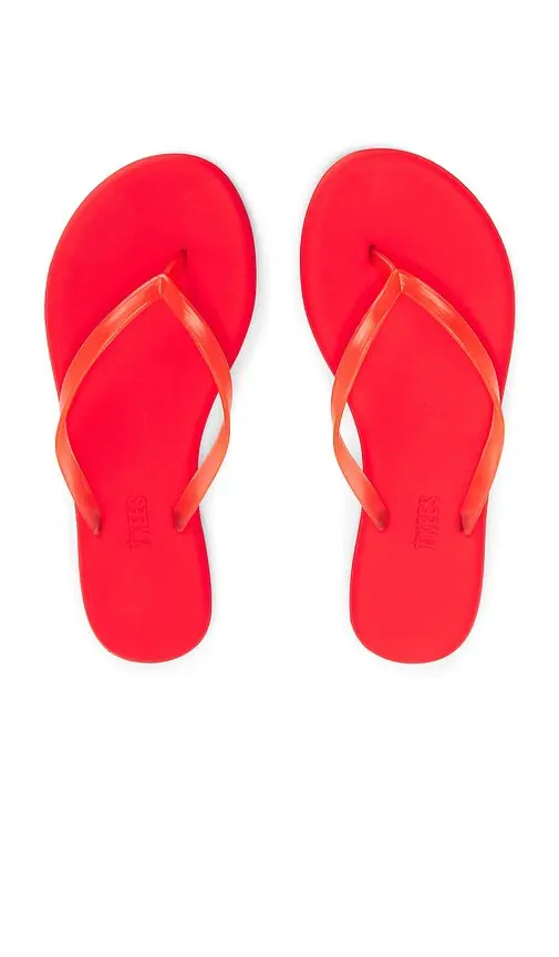 Tkees Aqua Flip Flops - Red