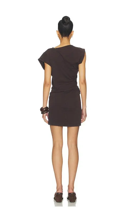 AGOLDE Beth Dress - Brown