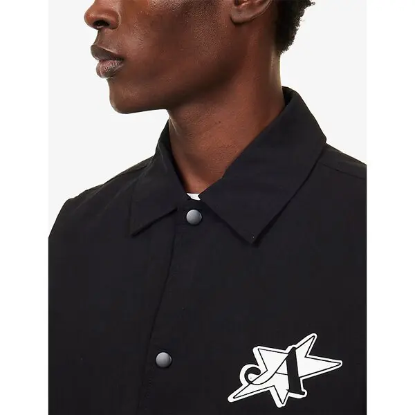 AWAKE NY Embroidered Cotton-blend Coach Jacket