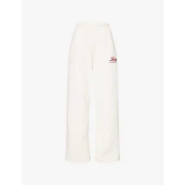 LENY 90's Wide-leg Cotton Jogging Bottoms