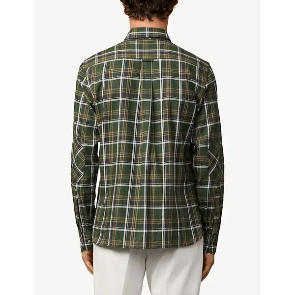 HACKETT Heritage-plaid Classic-fit Cotton Shirt